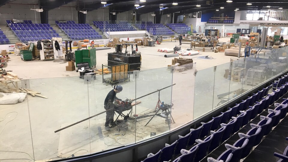 Les travaux au Centre sportif Benoît-Lévesque complétés à 95 % | Radio ...