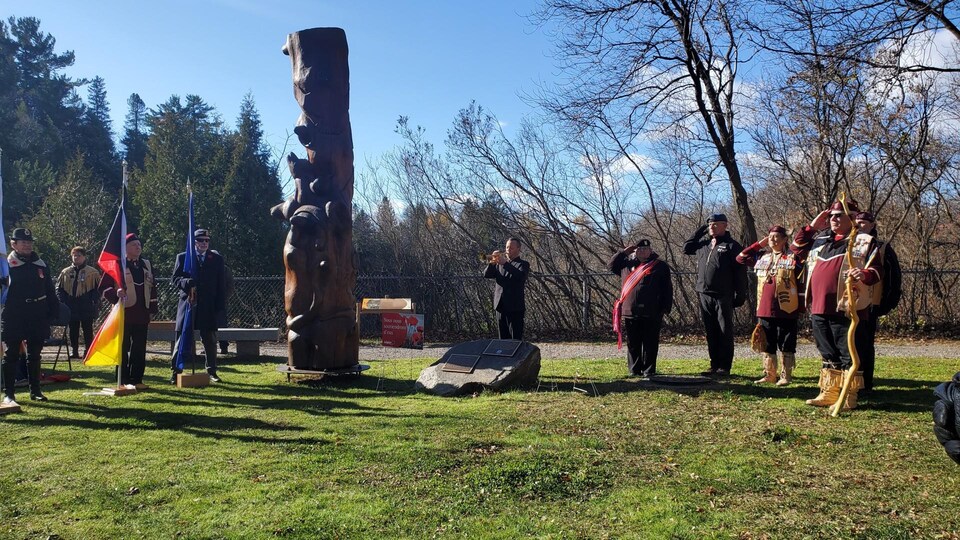 La Journée des vétérans autochtones soulignée à Wendake | Radio-Canada.ca