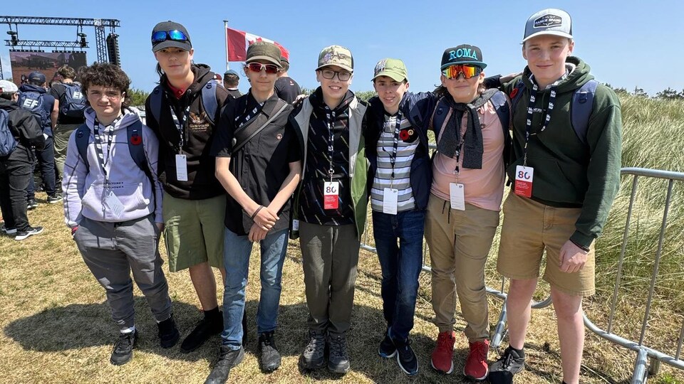 Une délégation gaspésienne participe à la cérémonie du jour J