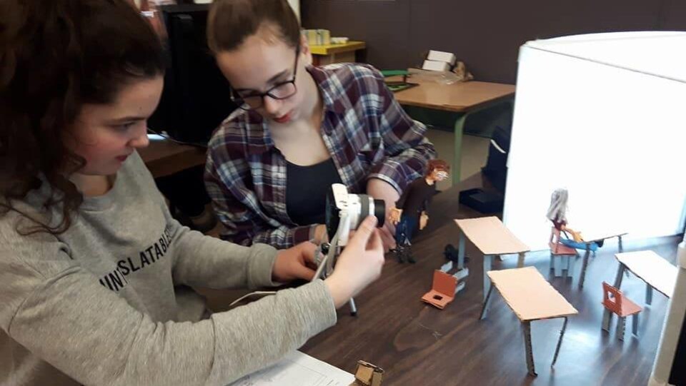 Des films d'animation faits par les élèves de l'école La Source