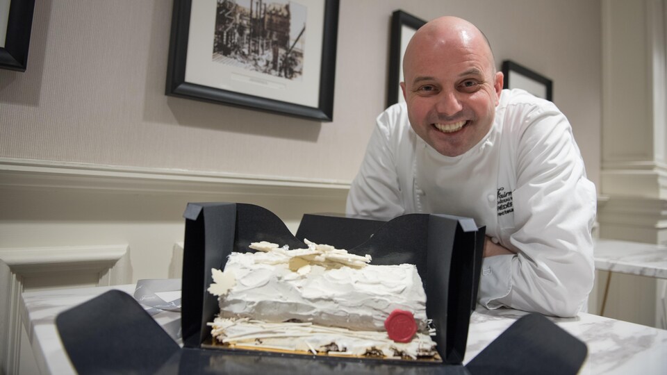 Concours de pâtisserie! On décore une buche