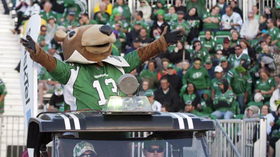 La nouvelle apparence de la mascotte des Roughriders enflamme les ...