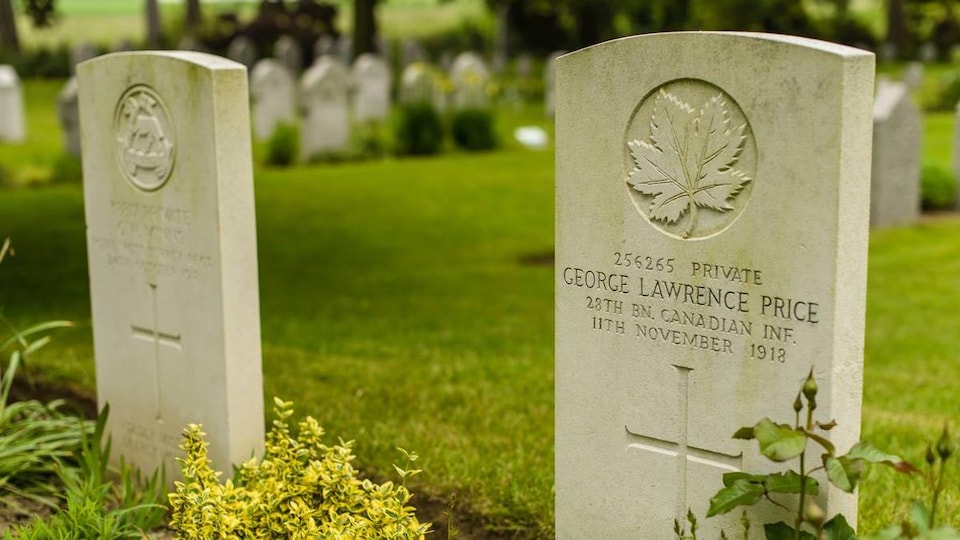 Le Soldat Lawrence Price, tombé sur le champ de bataille deux minutes ...