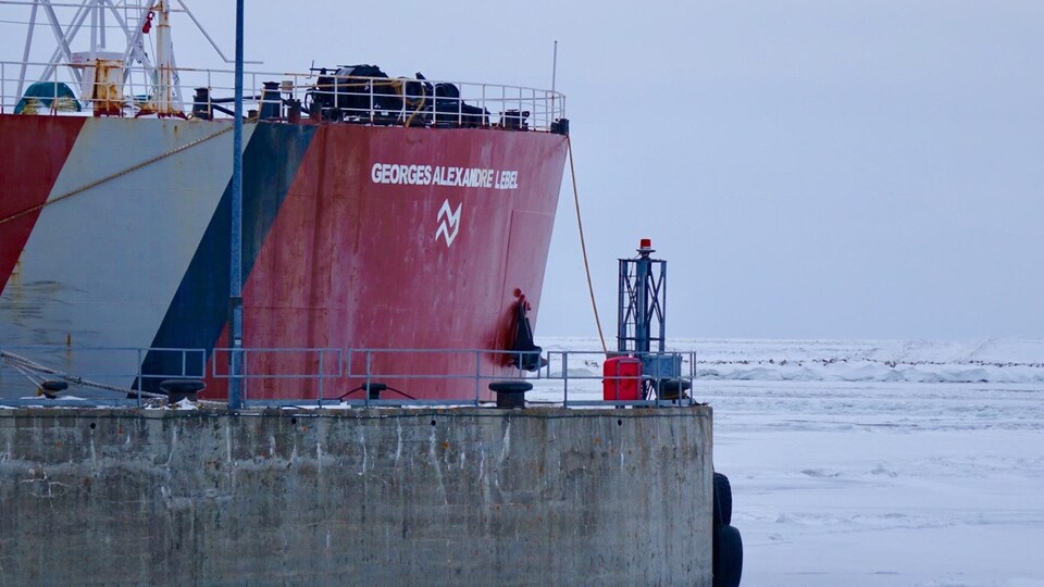 Une journée dans les glaces pour le Georges-Alexandre-Lebel | ICI Radio ...
