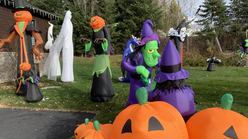 Un couple de Val-d’Or en met plein la vue à l’Halloween