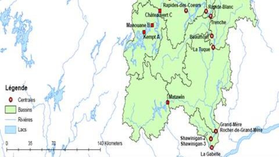 Inondations : comment Hydro-Québec surveille la rivière Saint-Maurice ...