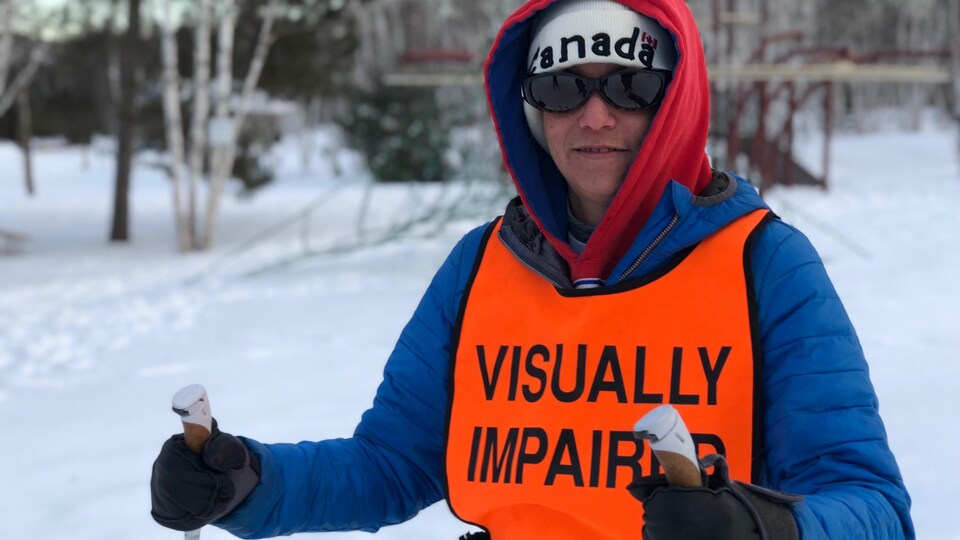 Du ski de fond redonne l'autonomie à une athlète aveugle