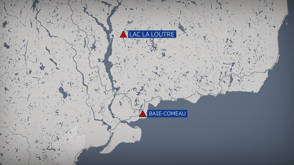 Évacuation au nord de Baie-Comeau | Radio-Canada.ca