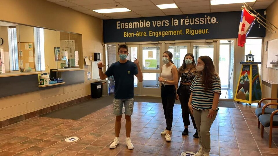 Pandémie oblige : visite virtuelle d'une école secondaire du N.-B.