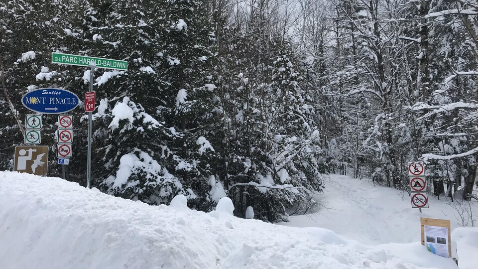 Le mont Pinacle ouvre pour la première fois en hiver | Radio-Canada.ca