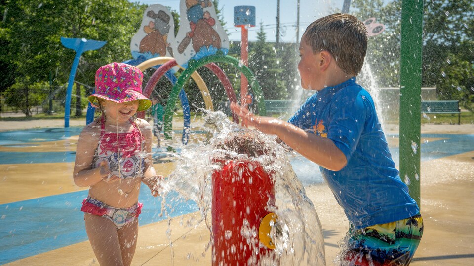 Les jeux d'eau prêts à temps pour la chaleur
