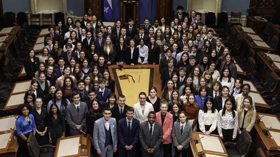 Simulation parlementaire à l’Assemblée nationale