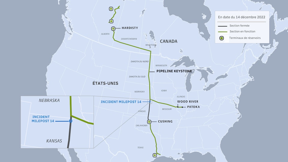Fuite de Keystone : TC Énergie demande la remise en fonction du ...