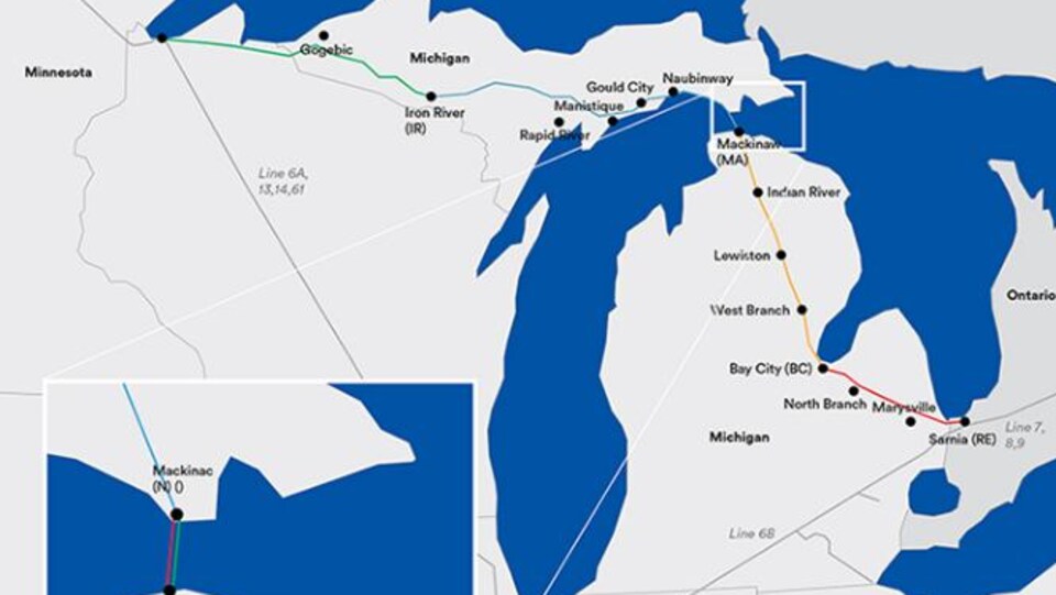 La pression s’accentue pour sauver la canalisation 5 d’Enbridge | Radio ...