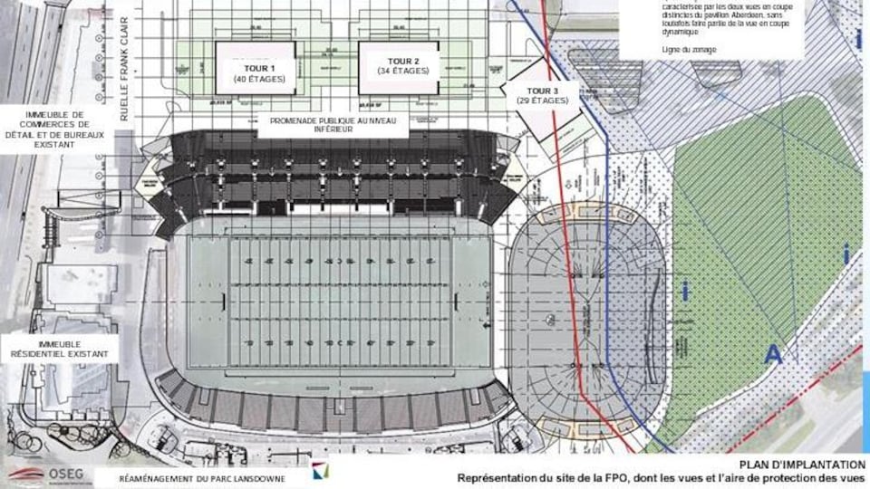 L’aréna de hockey au cœur du projet Lansdowne 2.0 | Radio-Canada.ca