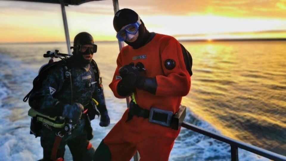 Joseph Roy, pêcheur d’oursin dans le Saint-Laurent