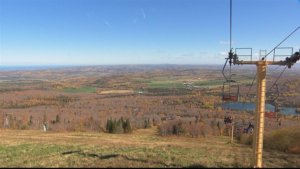 Vélo de montagne au parc du Mont-Comi