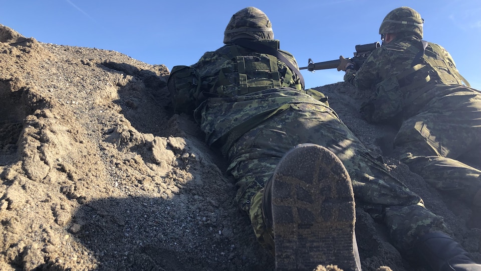 Exercices militaires des Forces armées canadiennes aux îles de ...