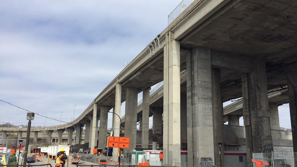 Le nouvel échangeur Turcot complété à plus de 40 % | ICI Radio-Canada.ca