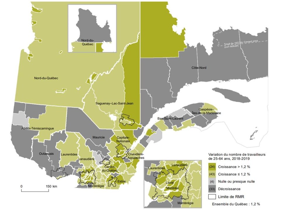Des disparités sur le marché du travail entre les MRC de l’Abitibi ...
