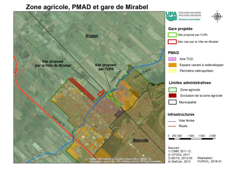 « Une dernière chance » de déplacer la future gare de Mirabel | ICI ...