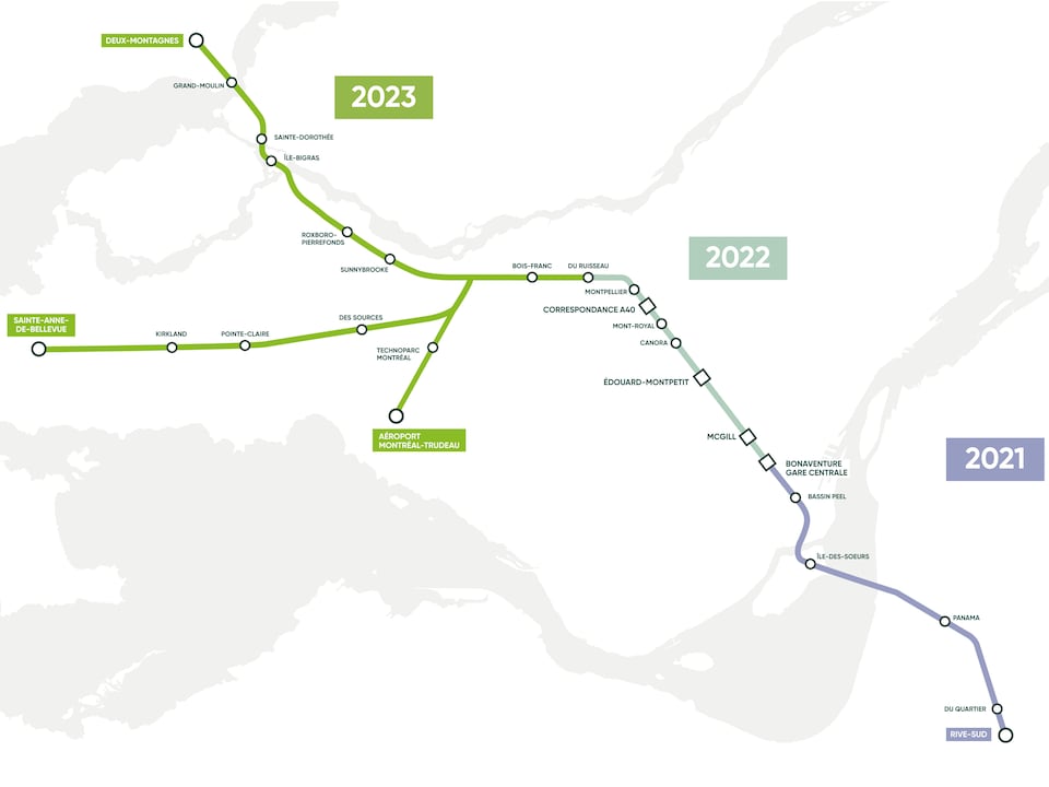 À 20 mètres sous la future gare Édouard-Montpetit du REM | ICI Radio ...