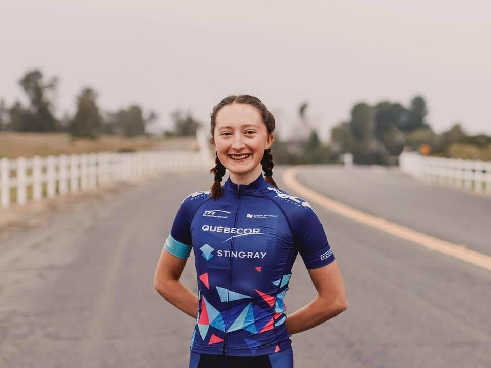 La cycliste sherbrookoise Magdeleine Vallières-Mill s’acclimate à sa ...