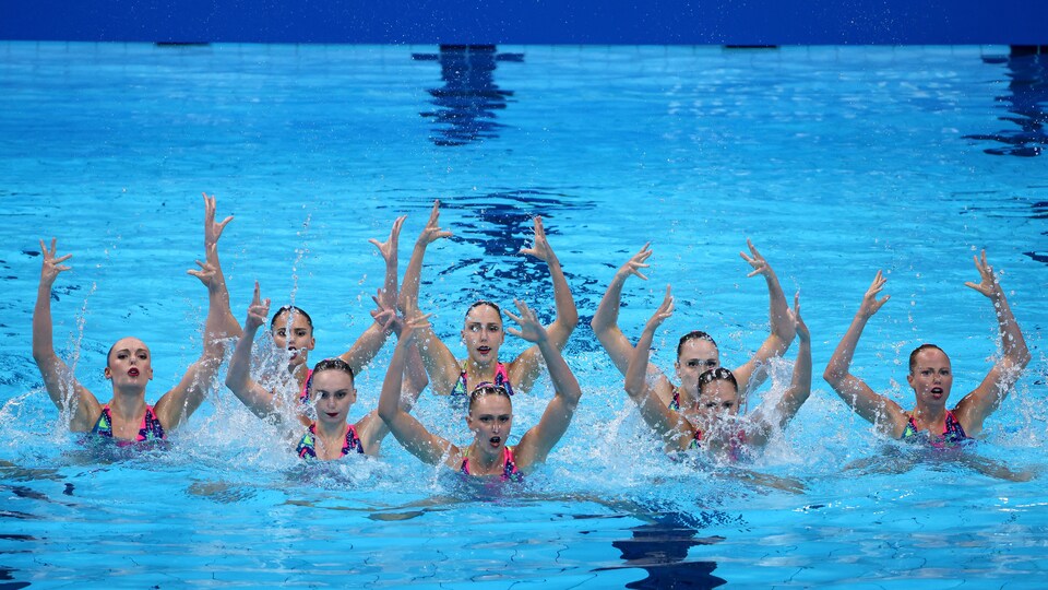 Natation artistique : le Canada au 5e rang après le programme technique ...