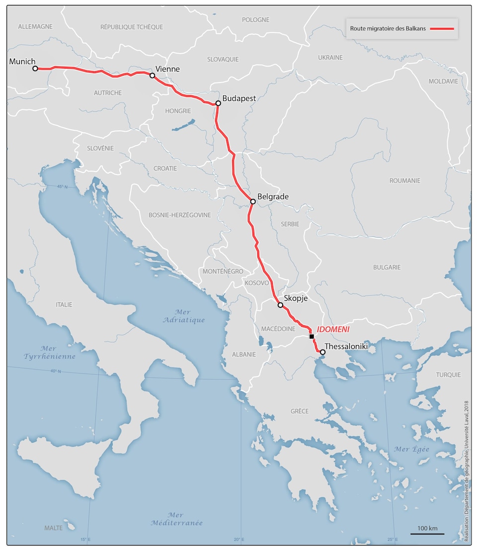 Que reste-t-il sur la route des migrants, entre la Grèce et l'Europe ...