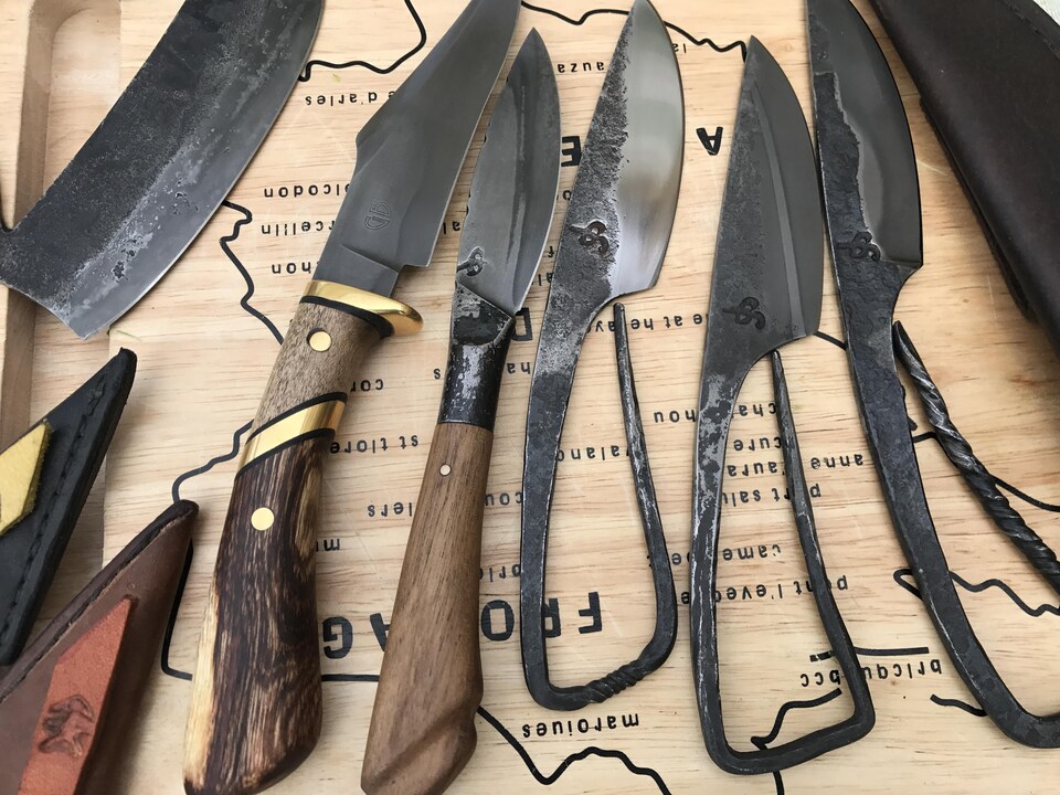 Dans la cour de Gabriel Boudreau, à la rencontre du fer et du feu ...