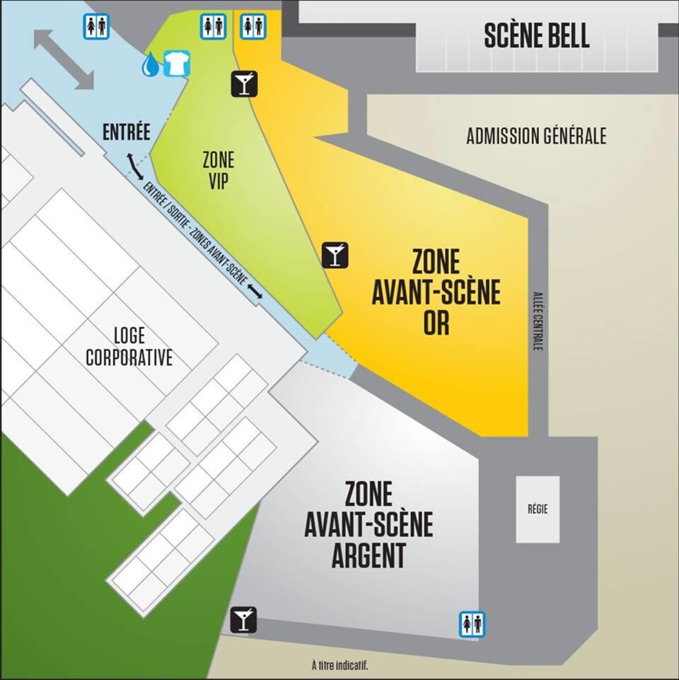 Festival d'été : la zone avant-scène redonnée au grand public | Radio ...