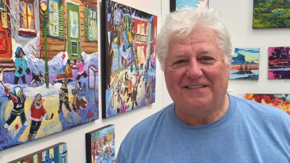 Les peintures de Richard Brodeur exposées à Maillardville