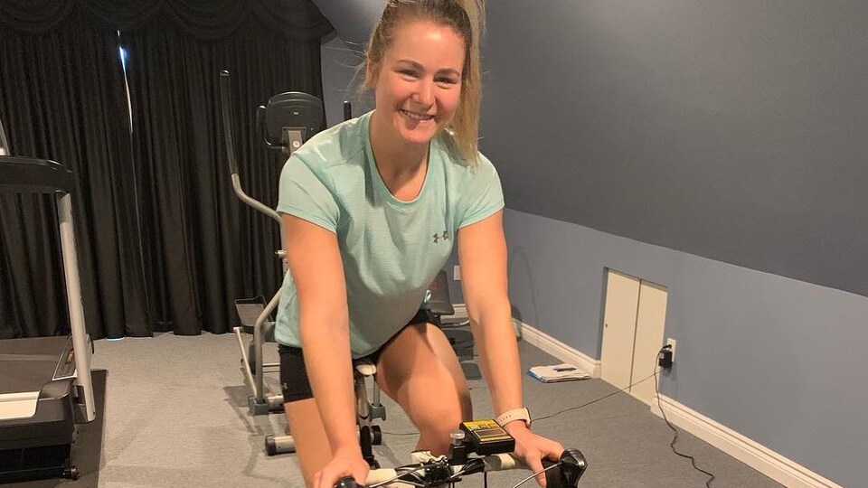 Valérie Grenier ronge son frein en attendant un retour sur neige ...