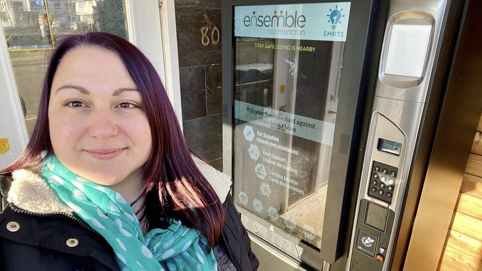 Une machine distributrice pas comme les autres au centre-ville de Moncton