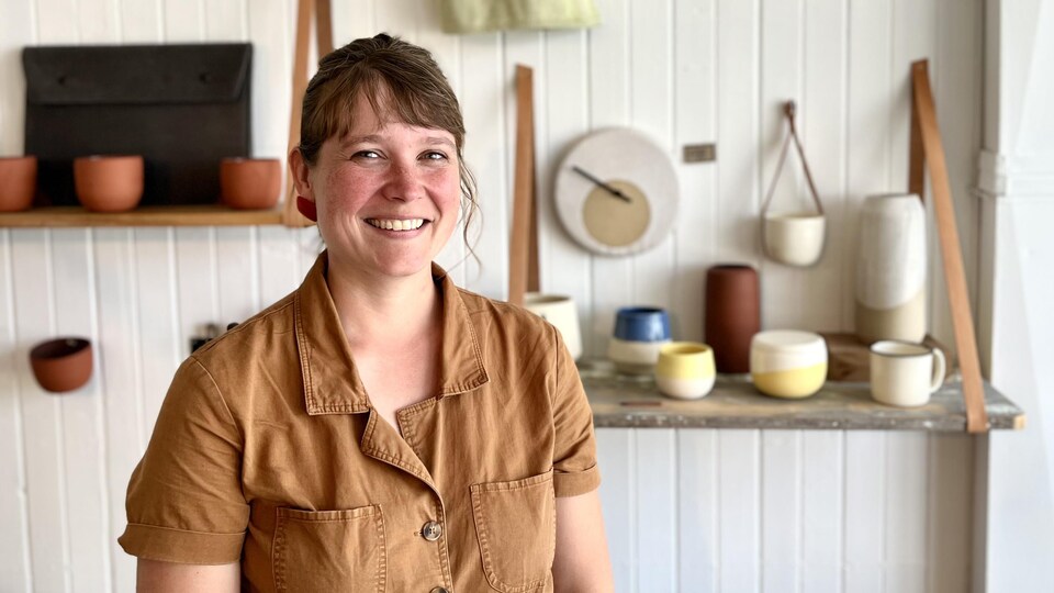 Portrait de la céramiste Alice Douet