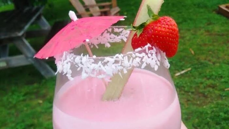 L'heure des chefs : un cocktail tropical, le fresa colada!