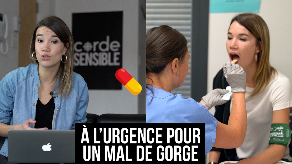 Se présenter à l'urgence pour un mal de gorge?