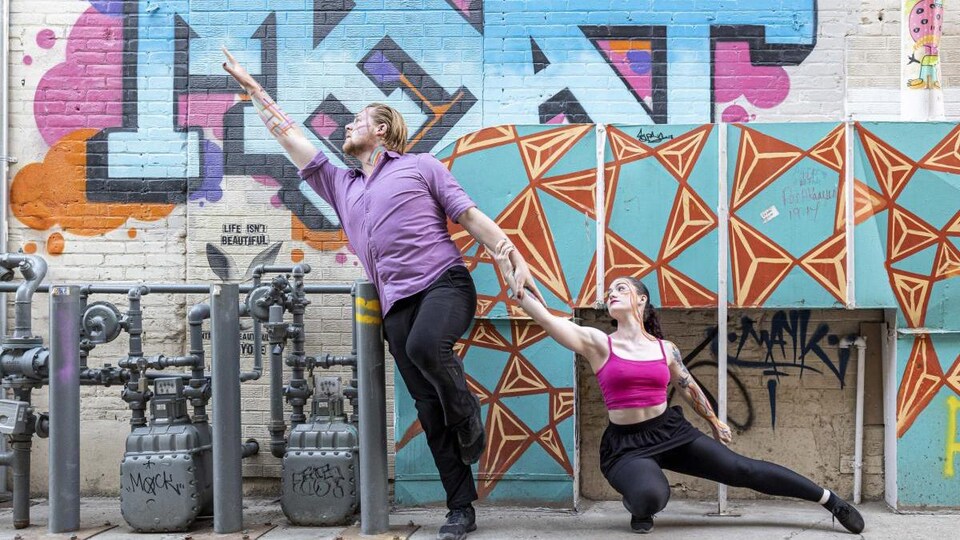 Un spectacle de danse dans les ruelles de Saskatoon
