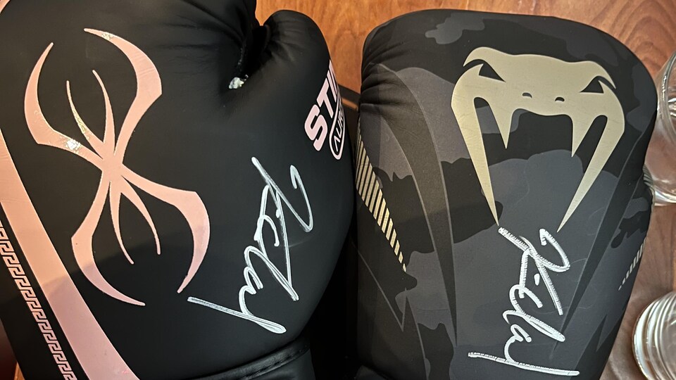 La boxeuse Kim Clavel rencontre le public à Trois-Rivières