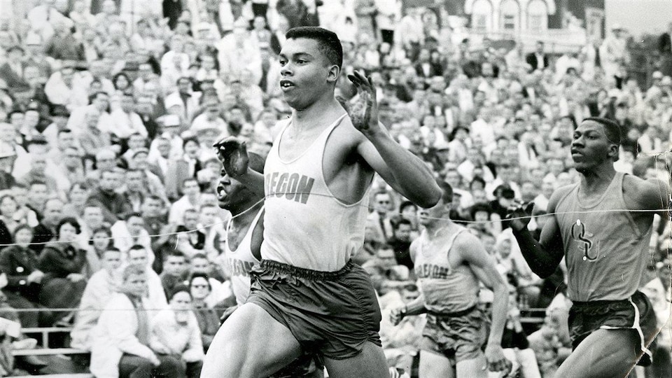 La compétition d'athlétisme Harry Jerome en cours à Burnaby