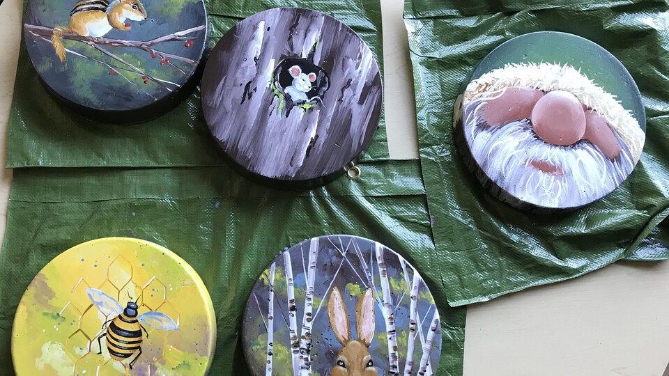 Les projets de l'artiste Lynn Gaudet avec la communauté