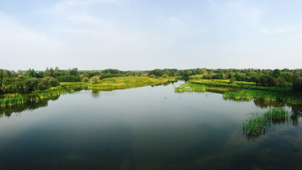 Un marais réaménagé à Sainte-Marie en Beauce