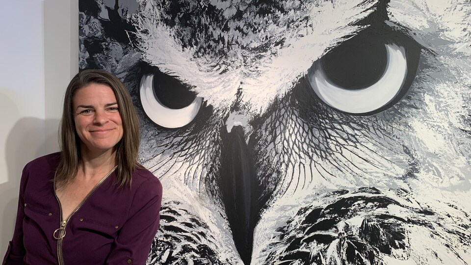Une oeuvre de Maude Chalifour exposée dans une galerie de Windsor