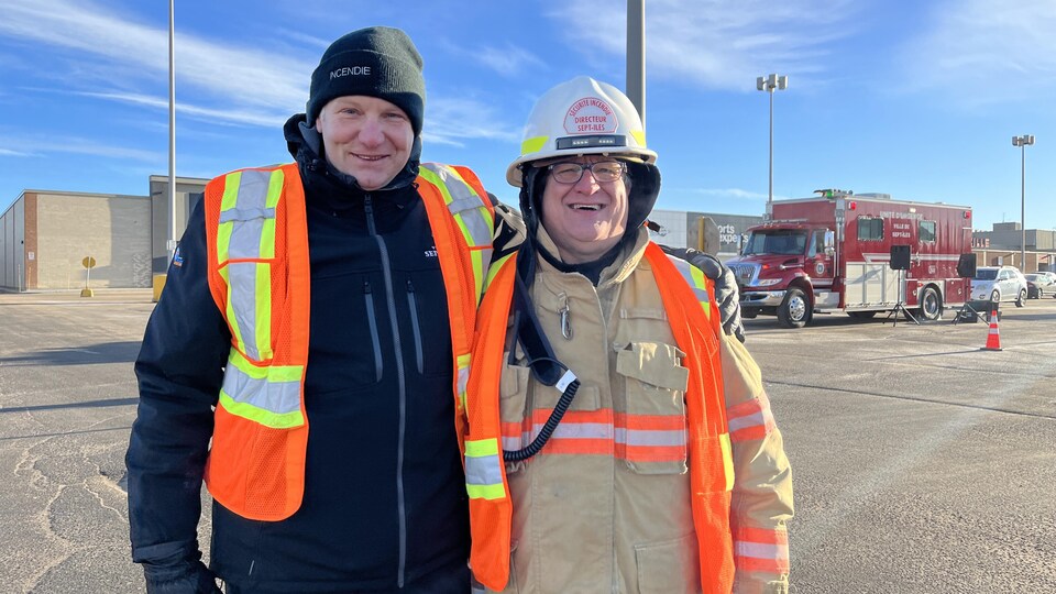 Les pompiers toujours présents à la Guignolée!