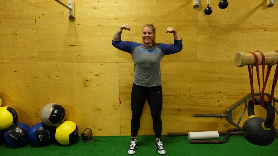 Samantha Belliveau veut devenir la femme la plus forte du Canada