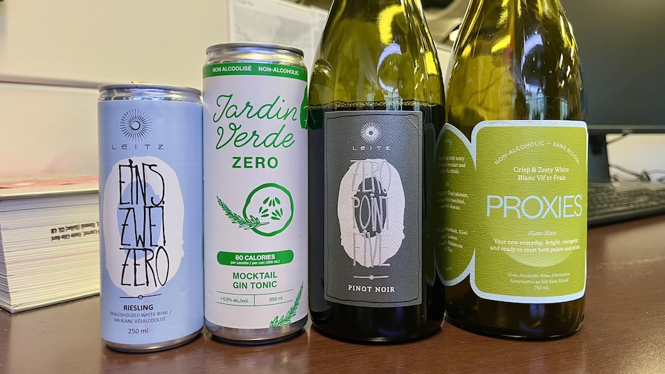 Des vins et spiritueux sans alcool à la SAQ