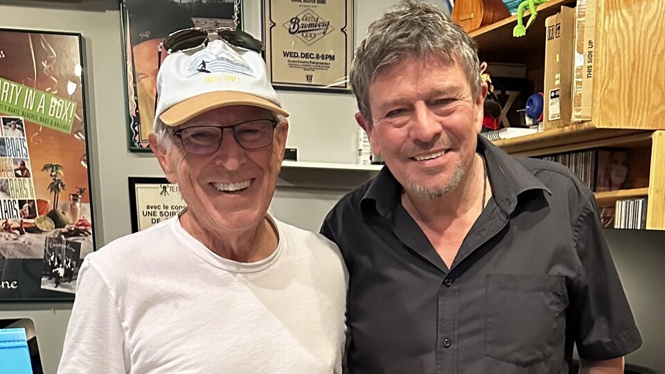 Lennie Gallant en studio avec Jimmy Buffett