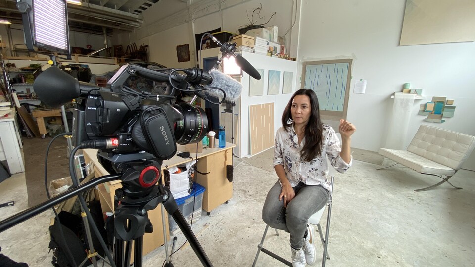 Arts visuels : l’approche abstraite et géométrique de Marion Landry ...