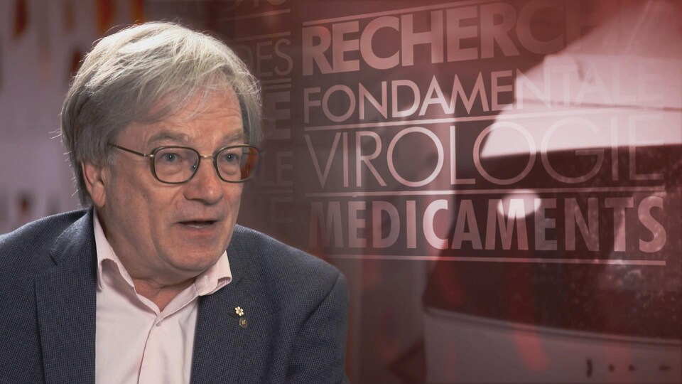 Téléconférence sur la recherche scientifique de la COVID-19. Rémi Quirion