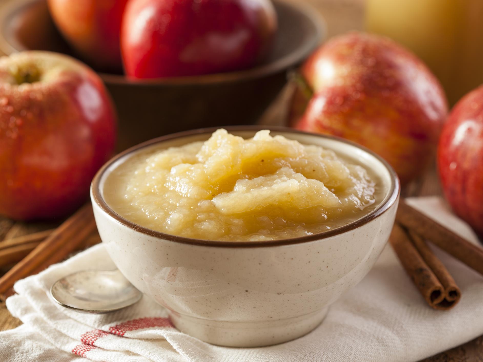 Position Croisée De La Compote De Pommes La Compote De Pommes : Avec